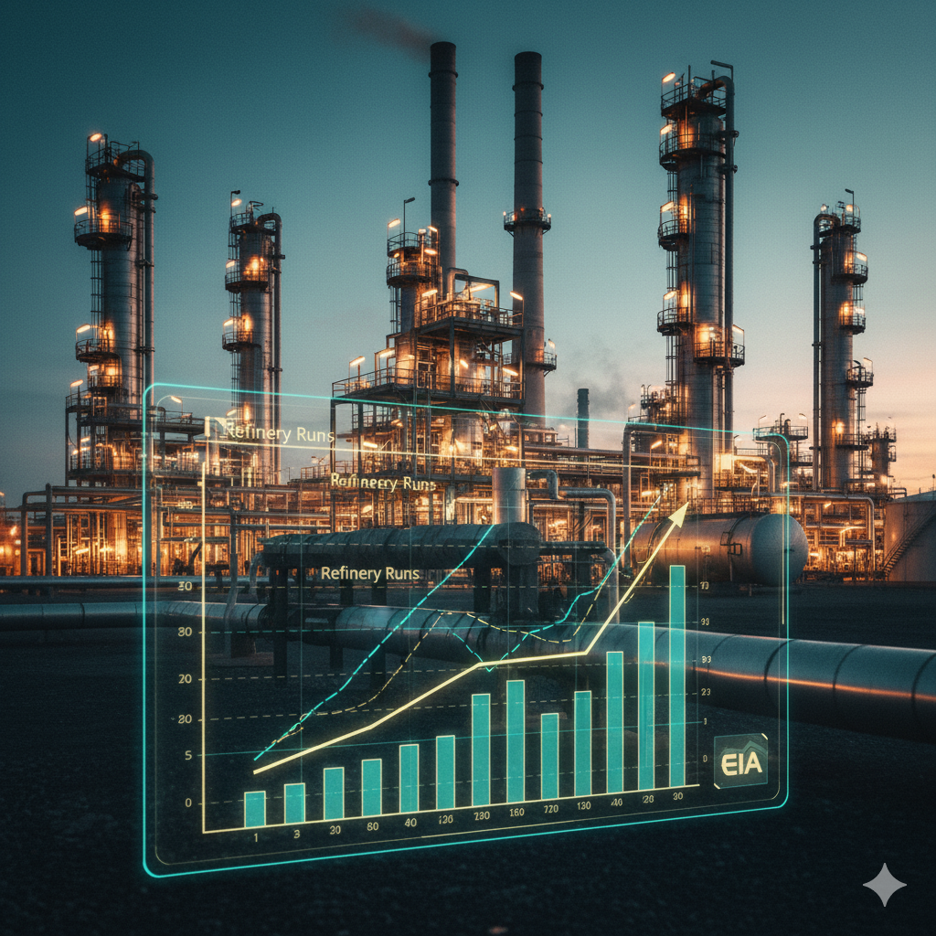 EIA Refinery Crude Oil Runs